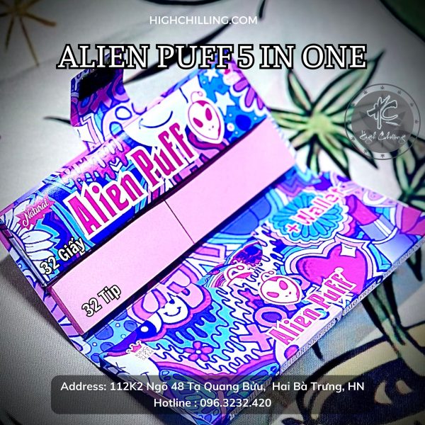 Giấy Auth Alien Puff 5 In One - High Chilling