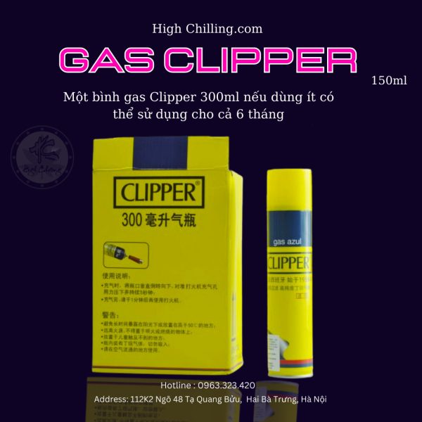 Gas Clipper 150ml - High Chilling